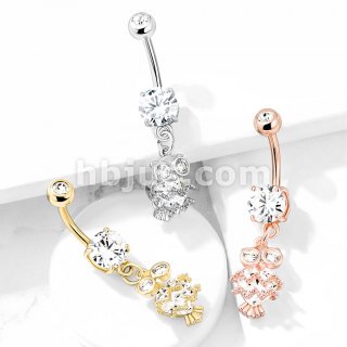 Fancy Navel Rings- Dangle | Wholesale Body & Piercing Jewelry
