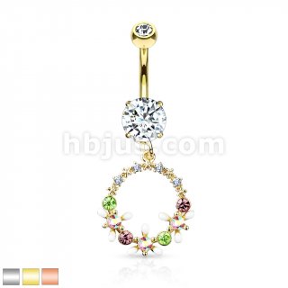 Fancy Navel Rings- Dangle | Wholesale Body & Piercing Jewelry