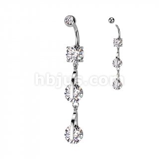 Fancy Navel Rings- Dangle | Wholesale Body & Piercing Jewelry