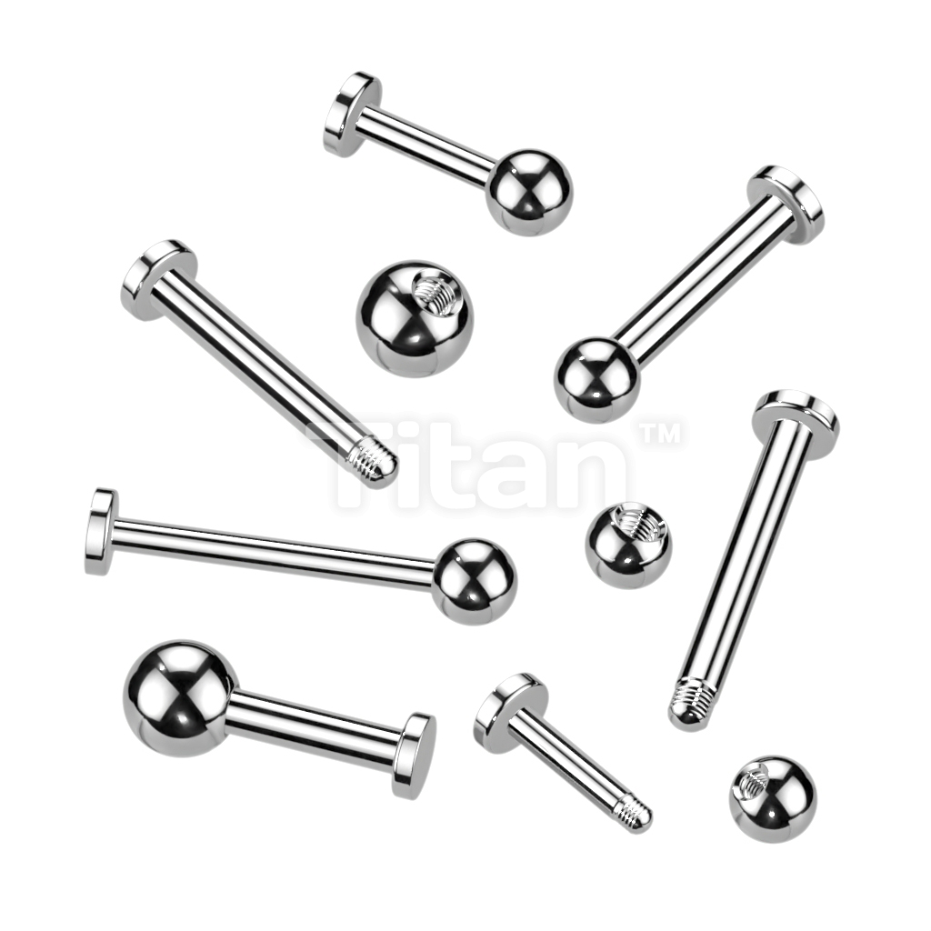 Externally threaded labret store